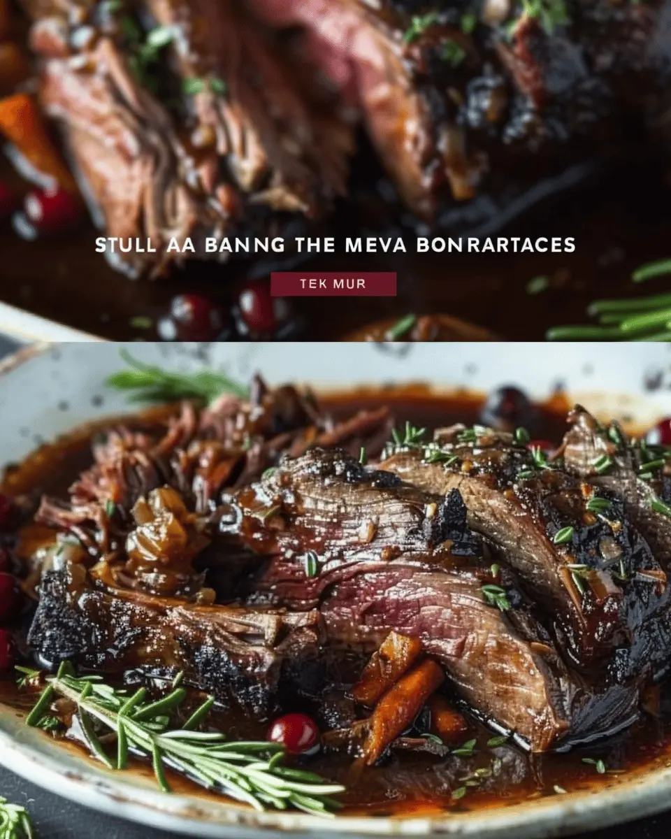 slow-braised beef roast