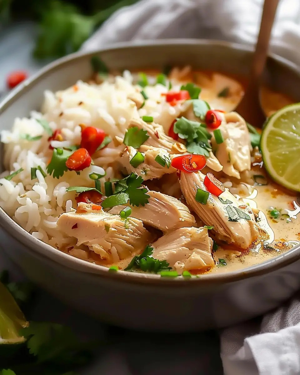 Coconut Chicken Brothy Rice