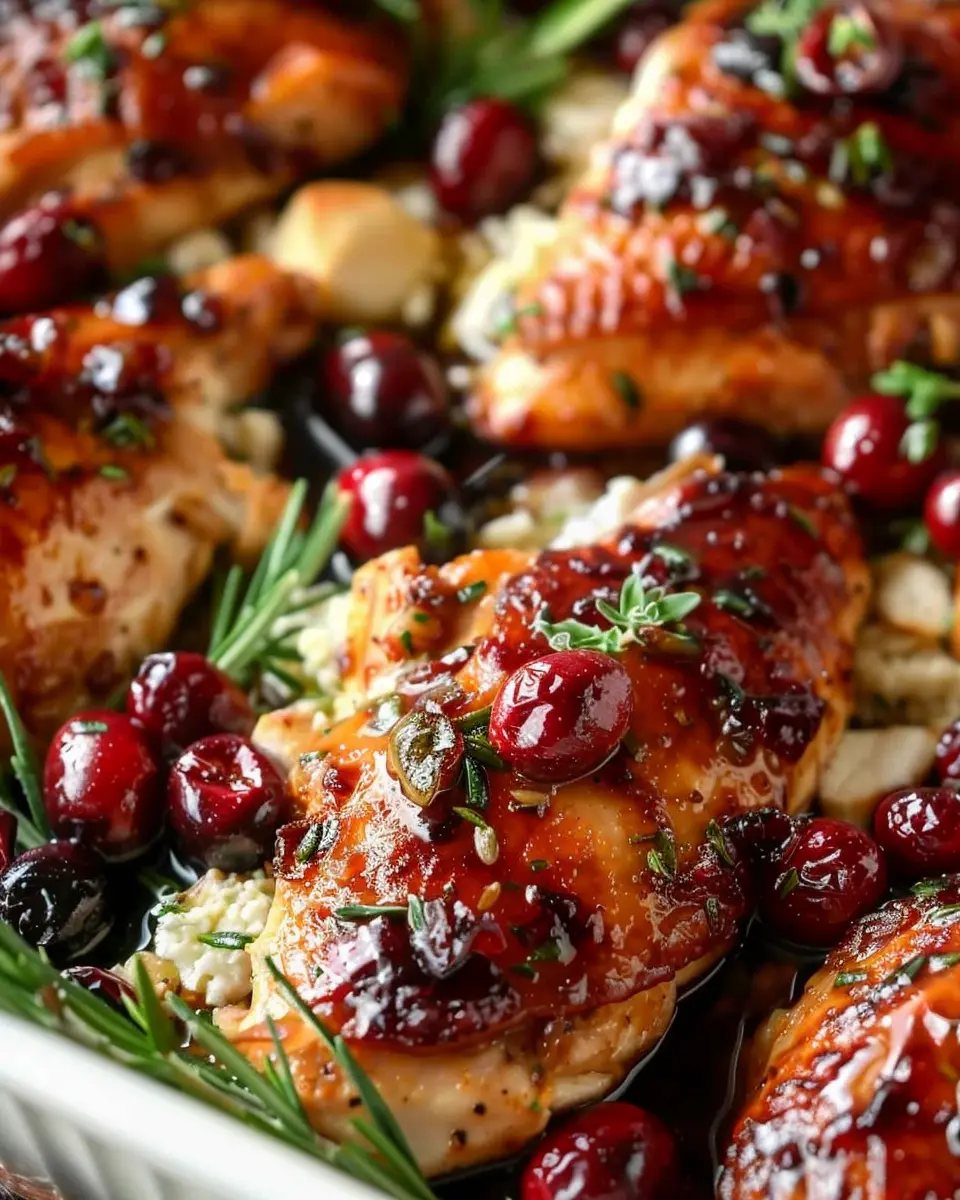 Honey Cranberry Chicken Bake