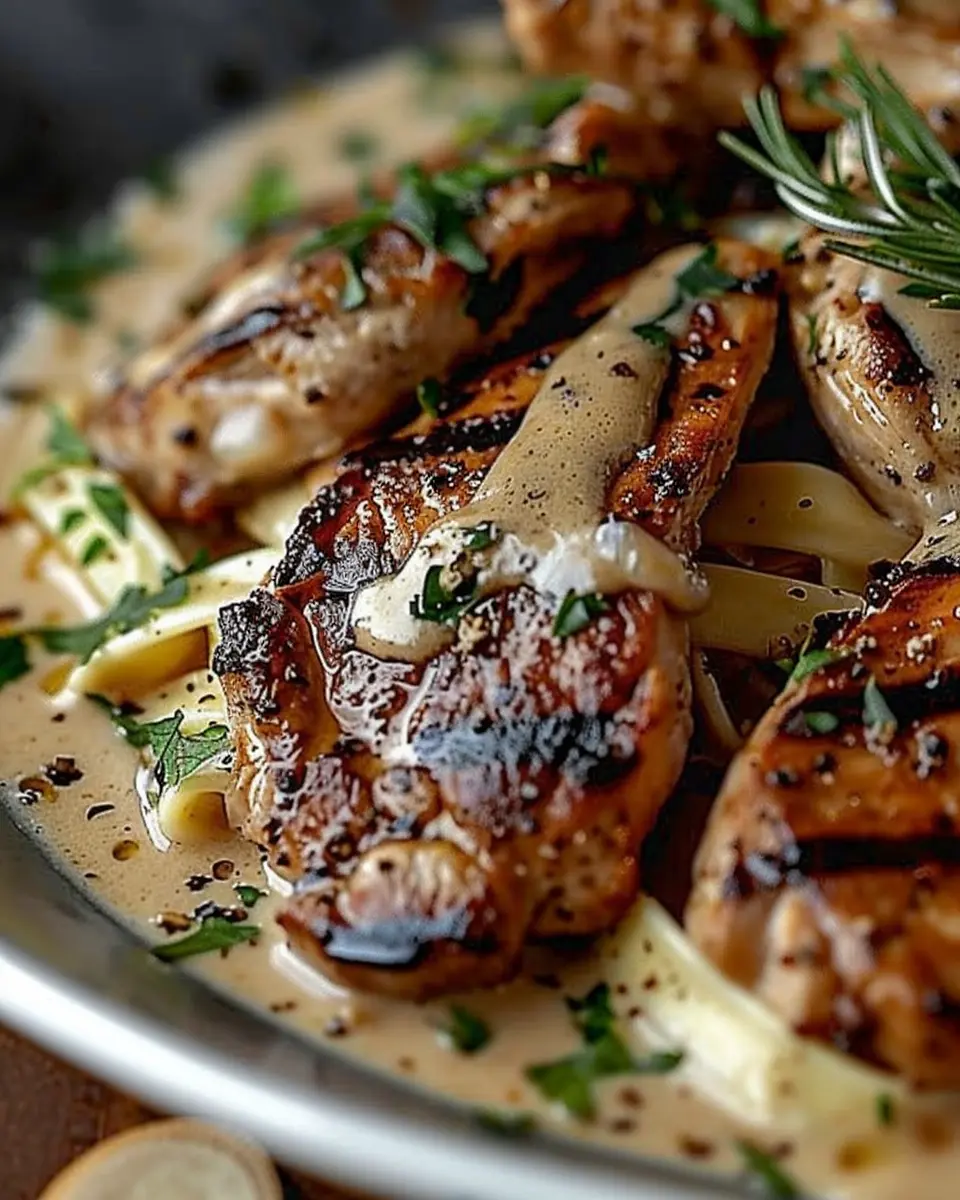 Irish Chicken Whiskey Cream Sauce